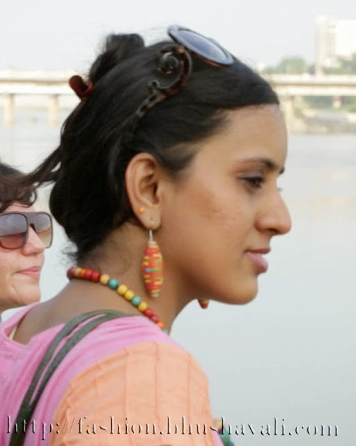 What I wore to Sabarmati Ashram - Color Blocked Khadi Kurta | Fashion ...