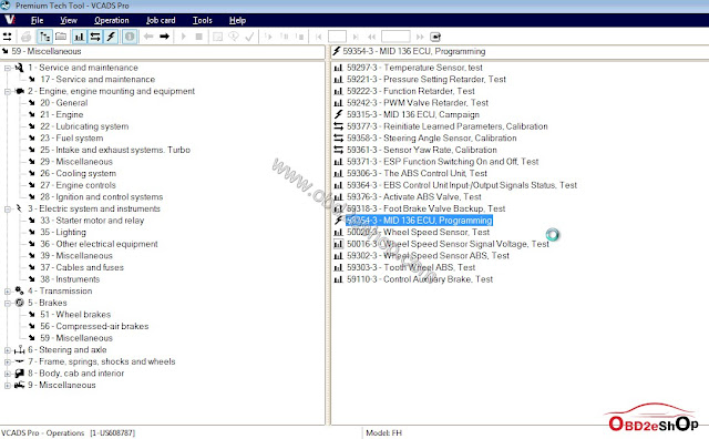 How to use Vcads PTT112 for Volvo FH -02 with broken EBS-ecu?