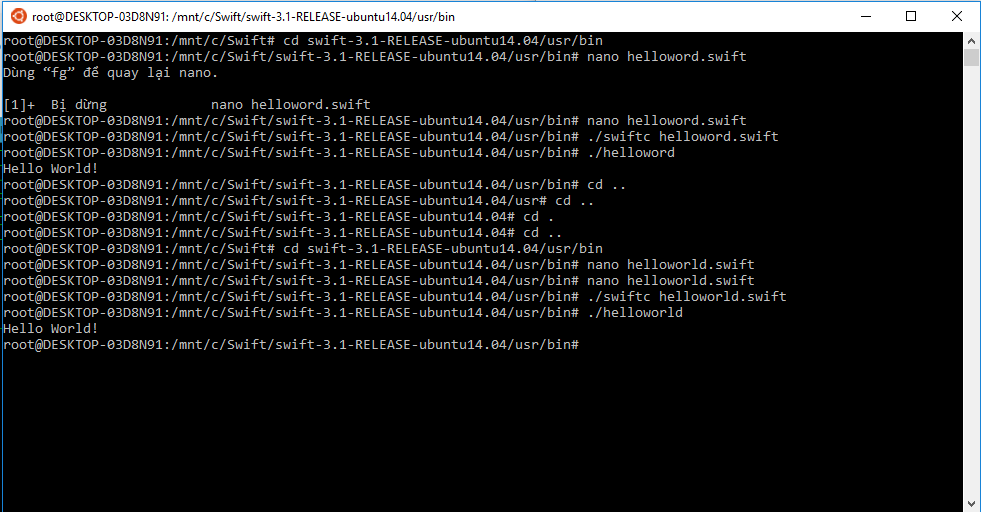 [Tips] How to setup swift on windows 10 - Webzone - All things tech ...