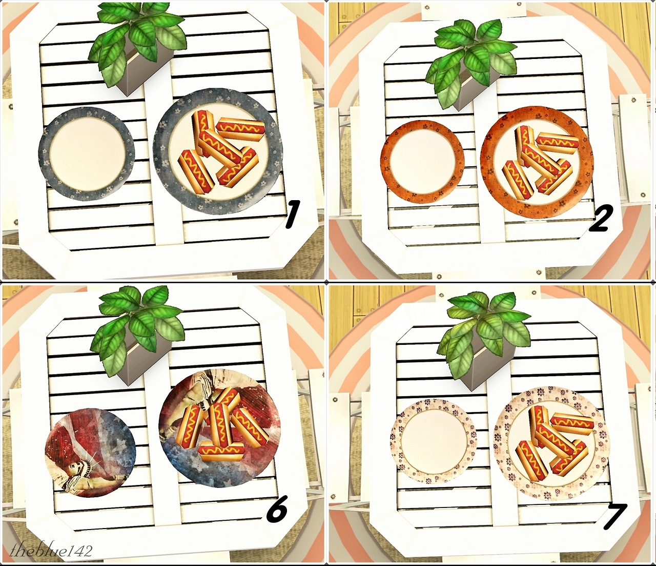 entertainment world: My Sims 3 Blog: WiM Plate Default Replacements by ...