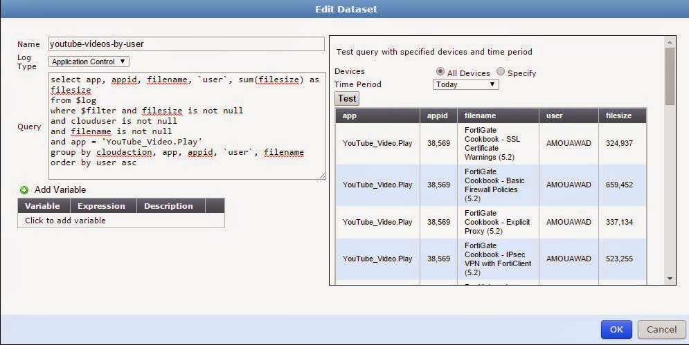 Al's Tech Corner: How-to: Create a YouTube report for the FortiAnalyzer