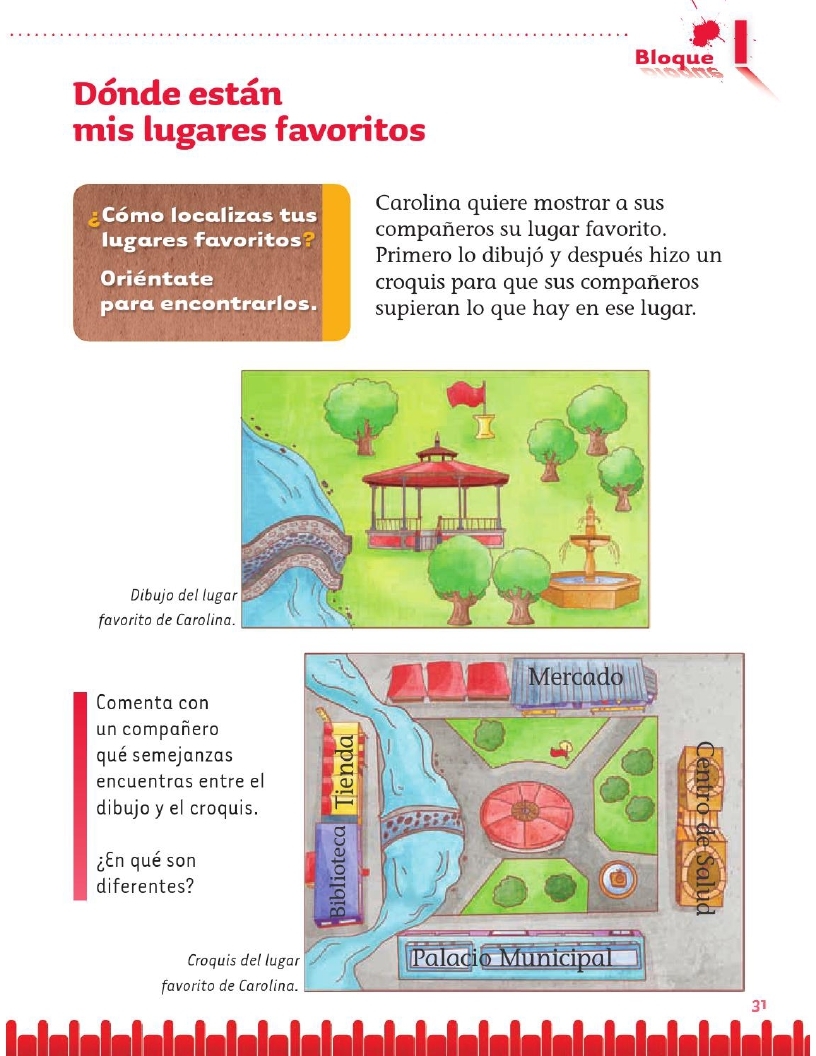 Dónde están mis lugares favoritos - Bloque 1 - Lección 6 - Apoyo Primaria