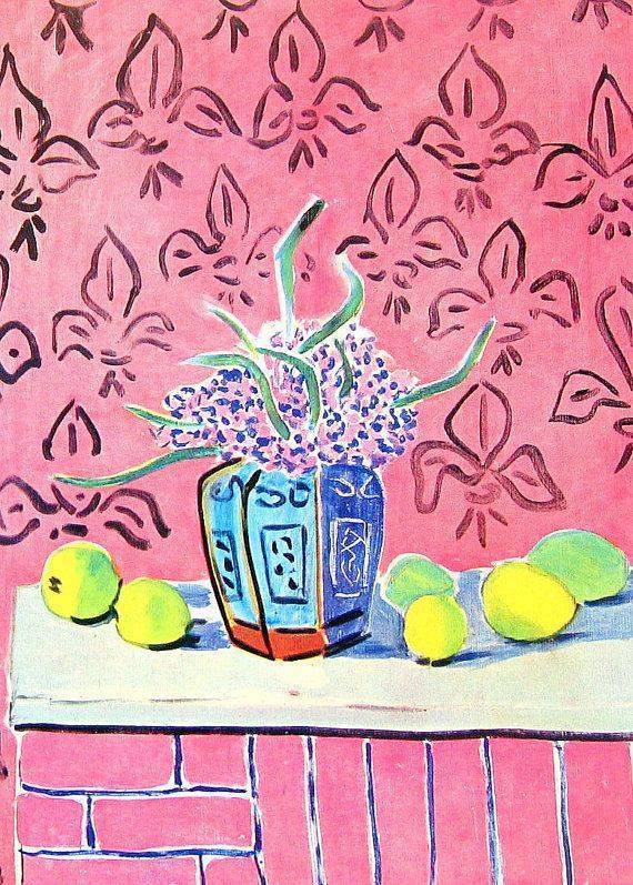 A Still Life Collection: Henri Matisse (1869-1954) - Citrons sur fond rose