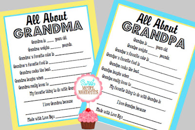 Sweet Metel Moments: Free Printable - All About Grandparents