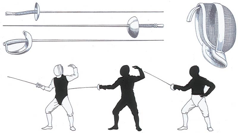 Esgrima: Armas modernas
