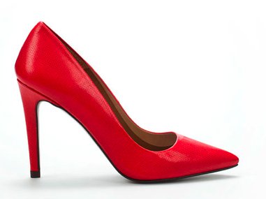 Zapatos de punta rojos | zapatos de moda