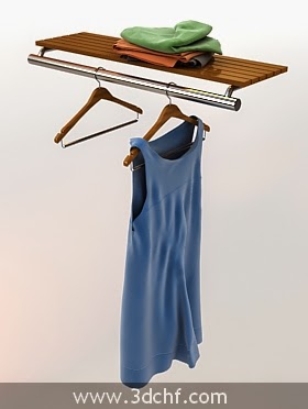Cloth Hanger 3D Model Free - Free 3D Model