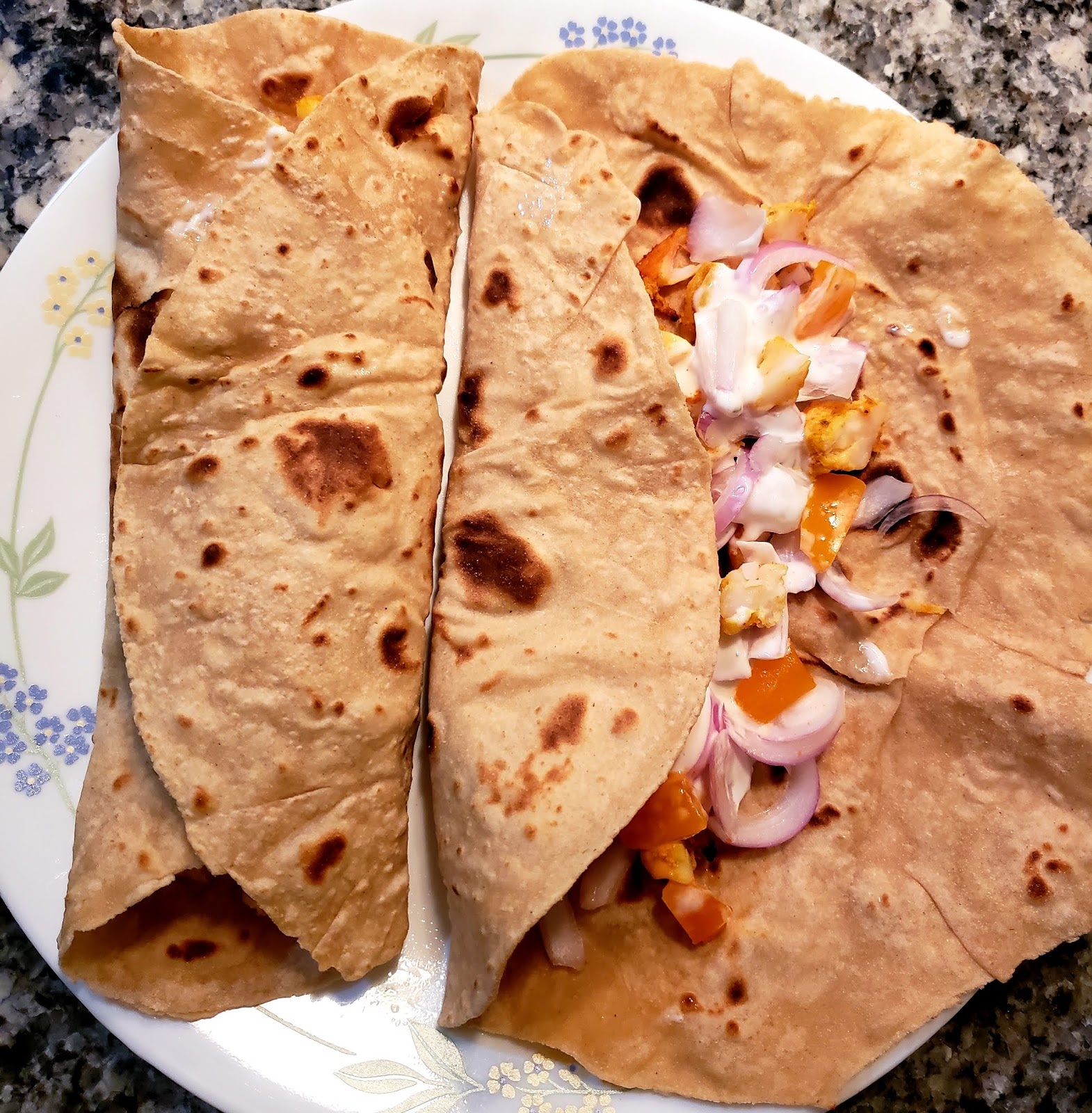 Tandoori Shrimp Wrap/Tandoori Prawn Wrap