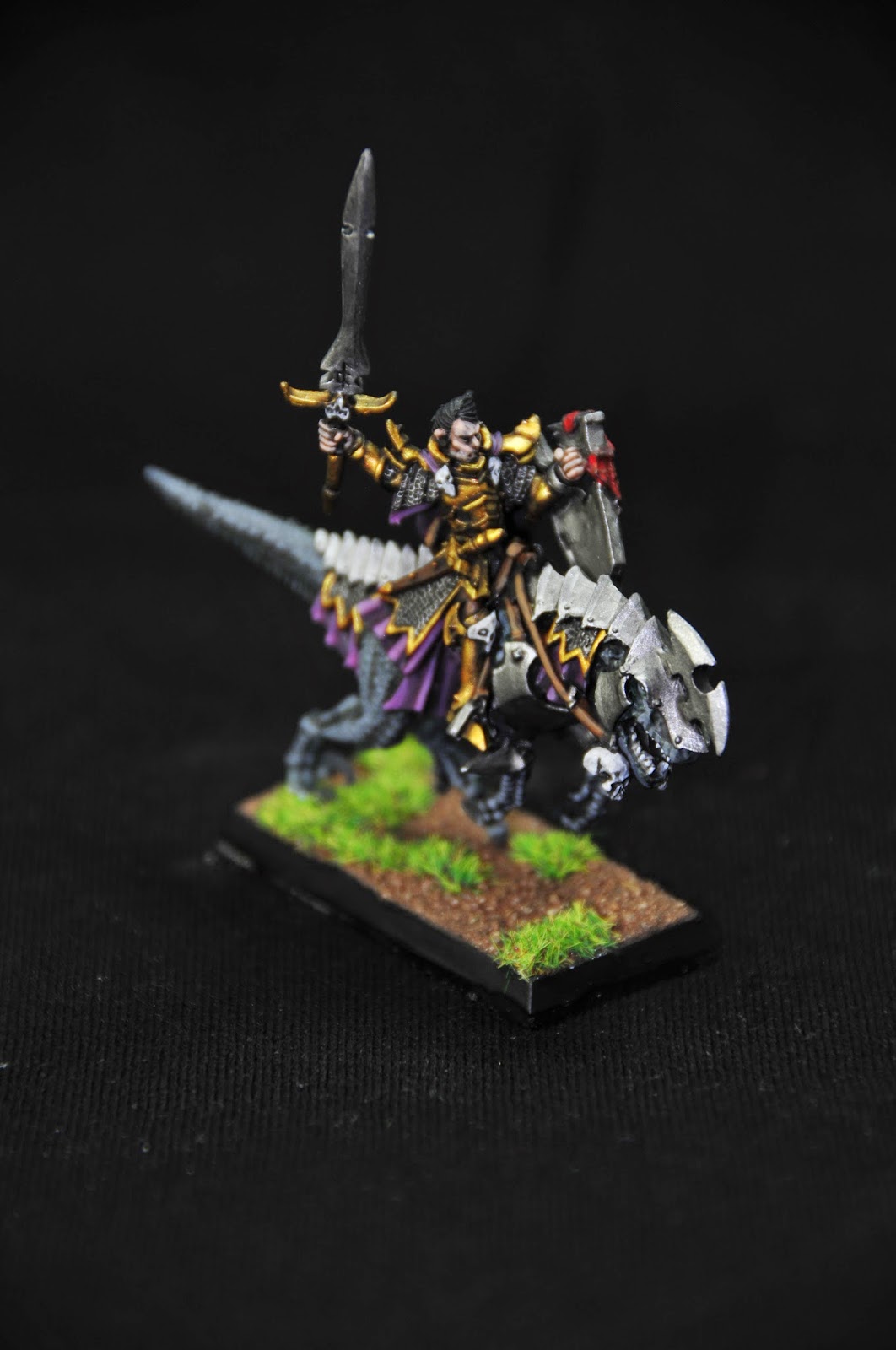 Death Knight Painting: Dread Lord on Cold One