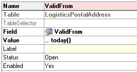Dynamics AX: AOT query date ranges