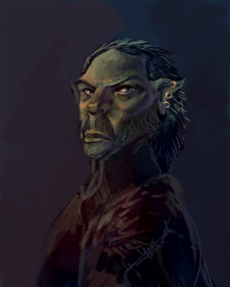 Art by Lindsey: goblin general