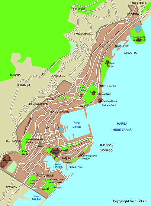 MAPS OF MONACO