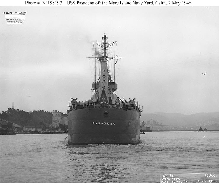 Naval Warfare: USS Pasadena (CL-65)