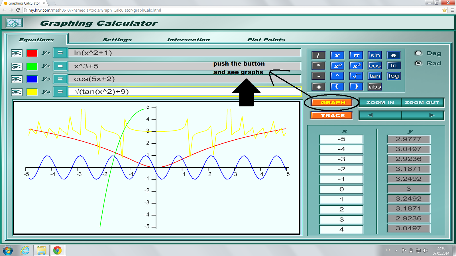 MATHEMATICS SOFTWARE: Graphing Calculator