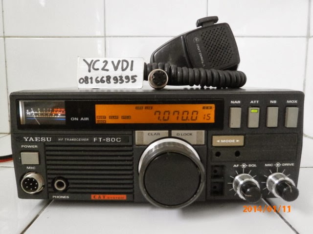 Sinar Agung ( Y C 2 V D I ): HF YAESU FT 80 C - BAGUS ( TERJUAL JKT )