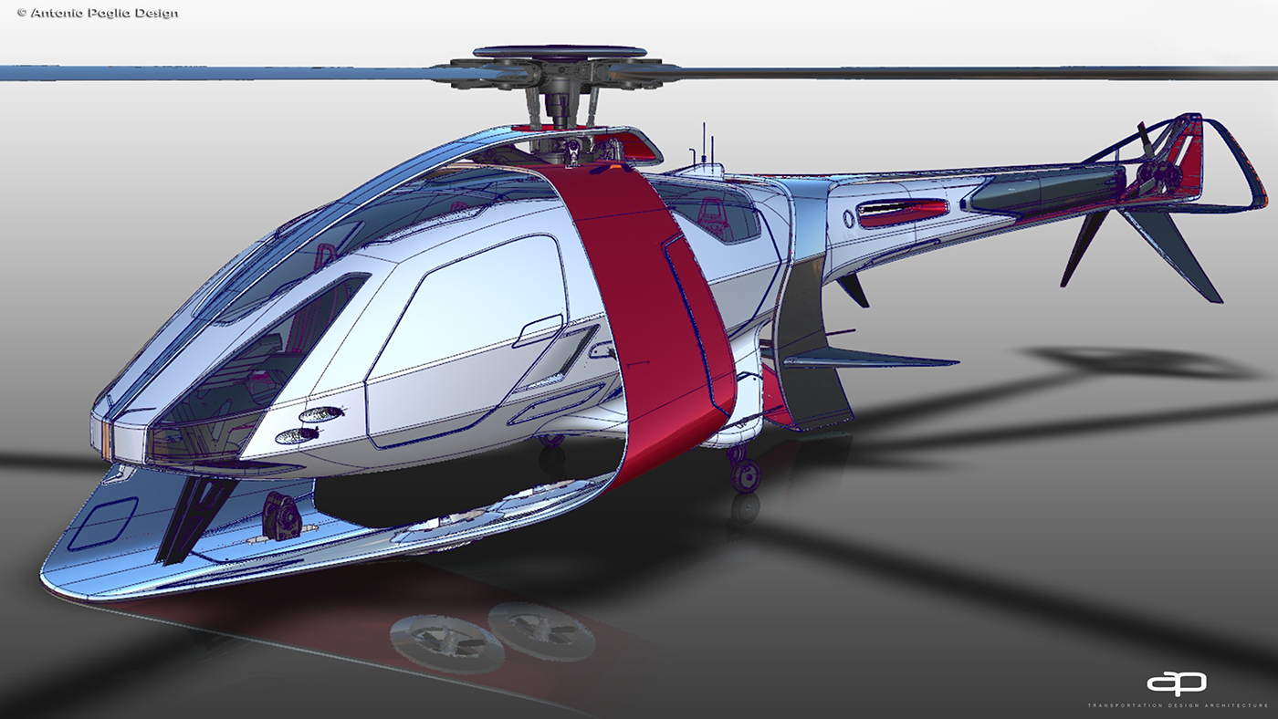 ap design: Tesla Model H - Helicopter