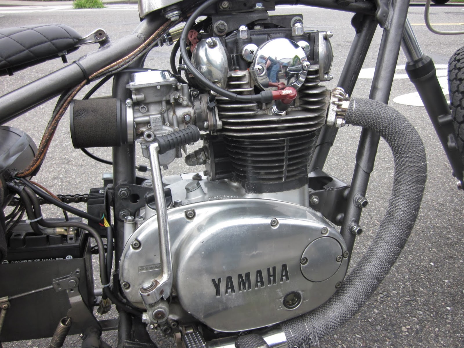 OldMotoDude: Yamaha XS650 Hardtail Bobber spotted in Western Washington