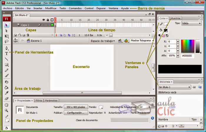 informatica : Macromedia Flash