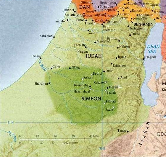 Joshua 18&19: Dividing the Land (Benjamin, Simeon, Zebulun, Issachar ...
