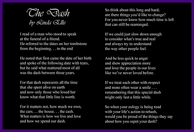 The dash poem text - fikomuscle