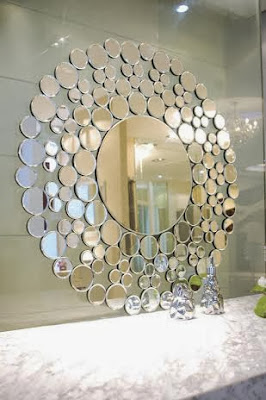 A grand display of artistic Mirrors by HNK Interiors!