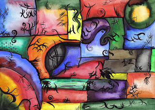 The small space for Andy: Research for abstract art and some images.