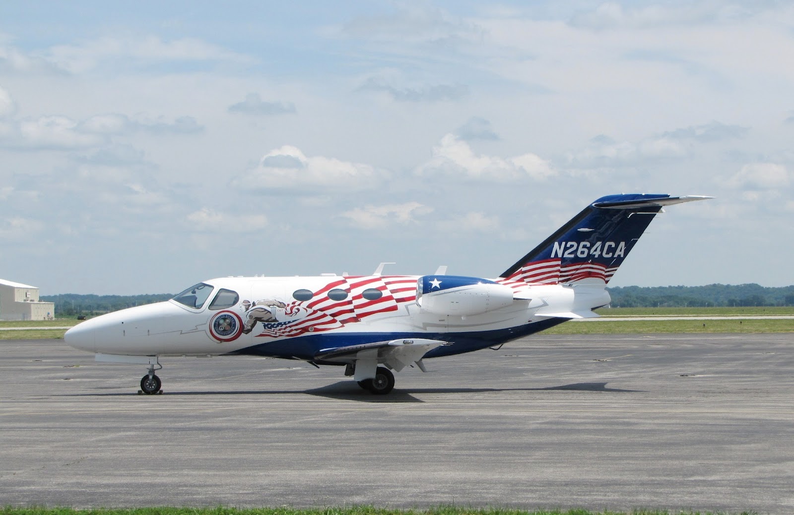 The Aero Experience: Sightings: Cessna Citation Mustang "American Patriot"