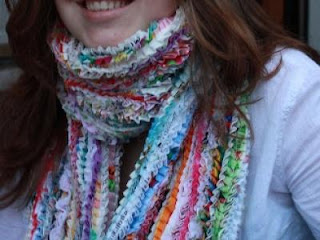 FREEBIES FOR CRAFTERS: Ruffled Scrap Scarf