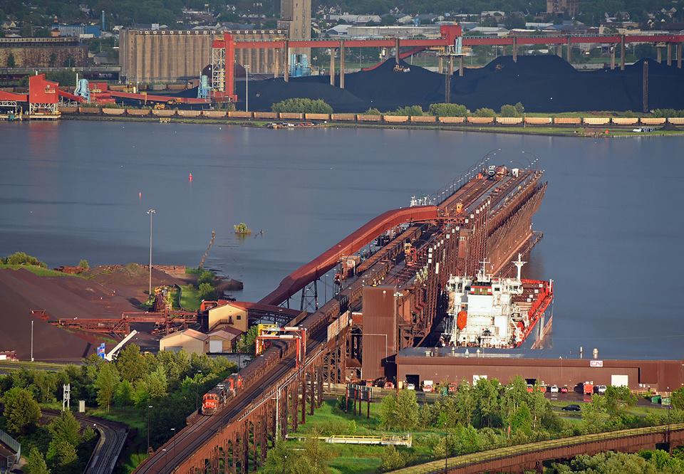 Industrial History: Duluth+Superior Ship Loading Docks Overview