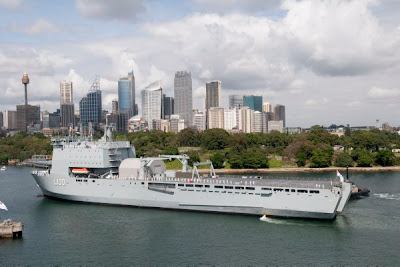 DEFENSE STUDIES: HMAS Choules Arrives Home in Australia