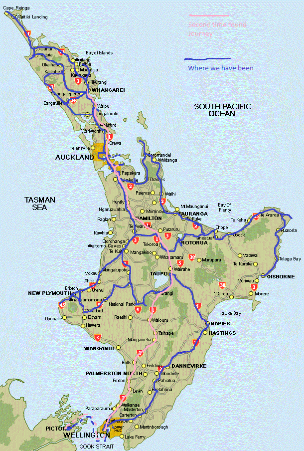 New Zealand Adventure!: Blasting down the North Island