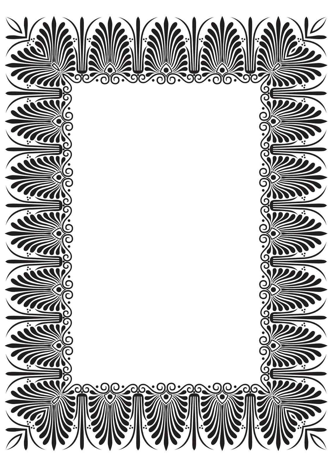 Красивые Рамки Для Оформления Текста А4 - unipack