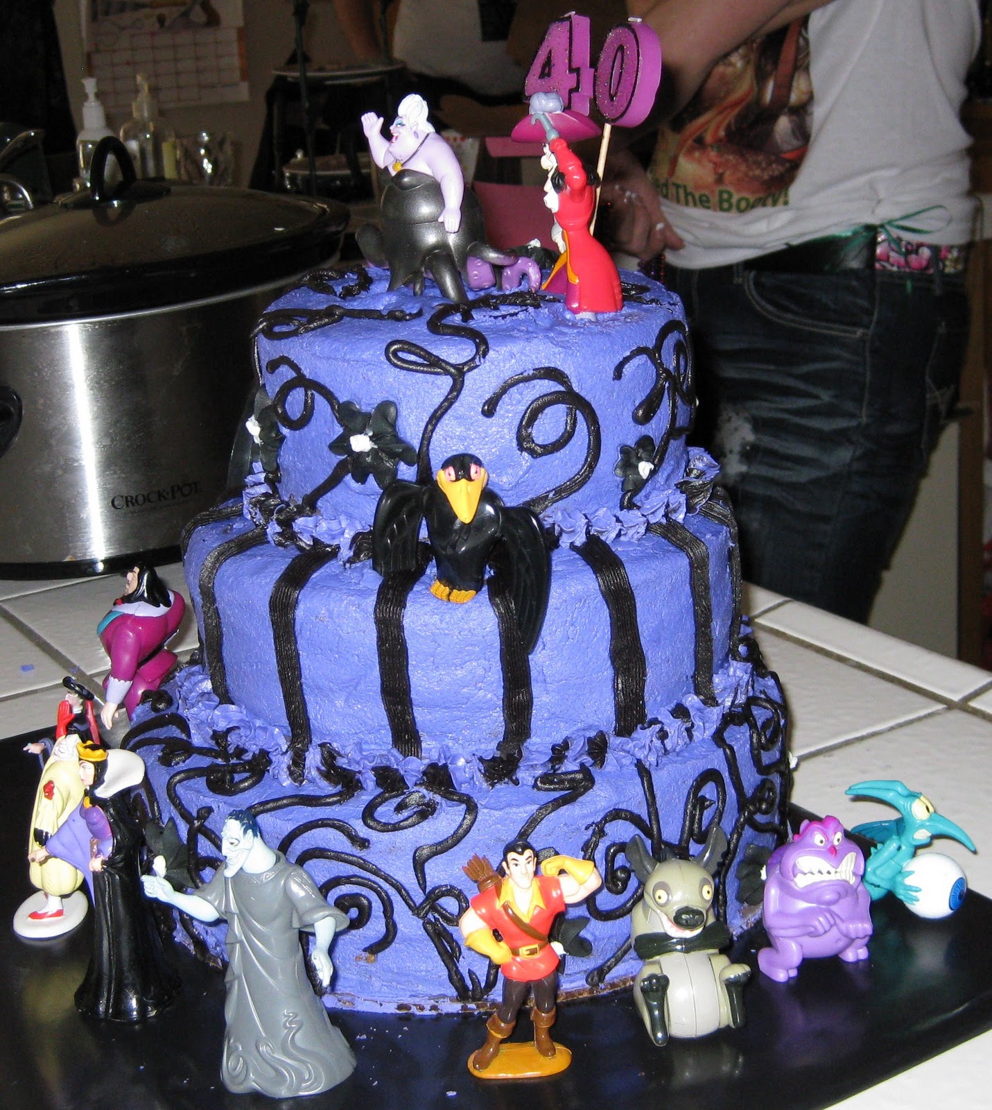 C&J Adventures in Cupcaking: Disney Villains Cake.