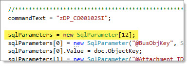 Steve Endow - The Blog: C# SqlException: Procedure or function has too many arguments specified