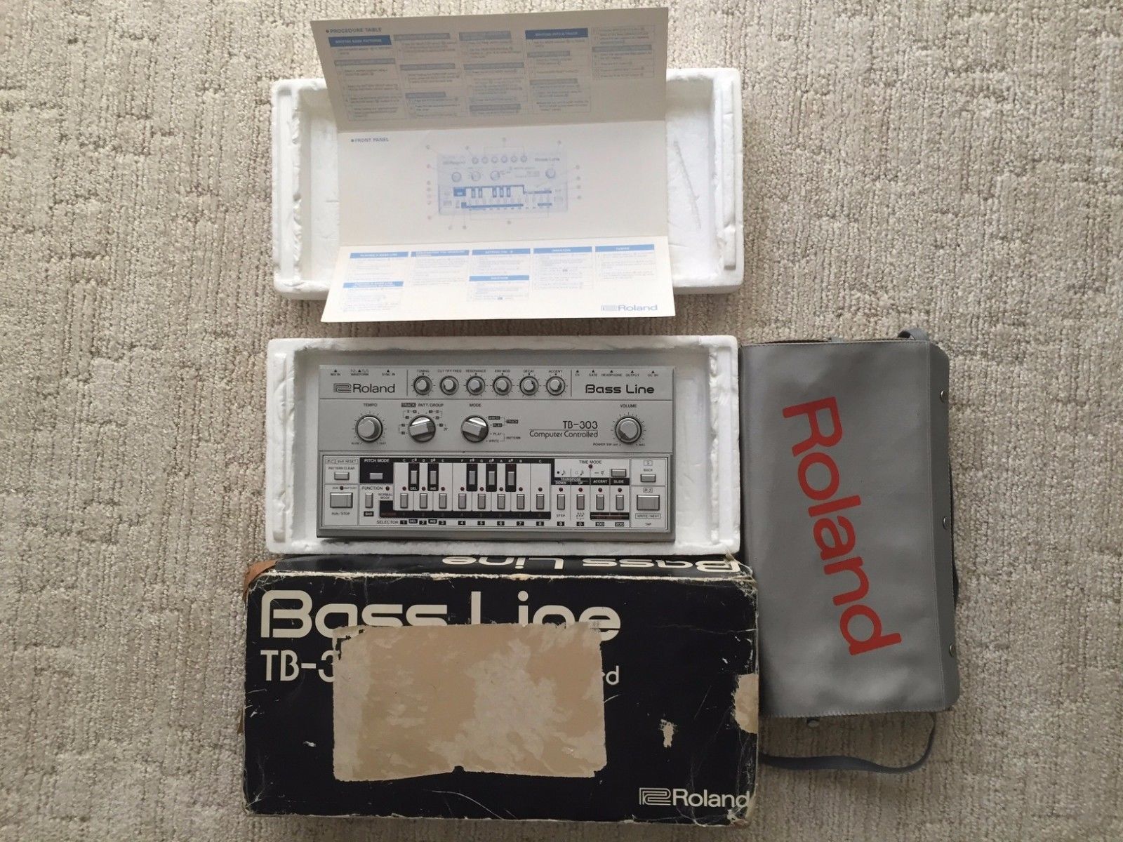 MATRIXSYNTH: Roland TB-303 with Original Box