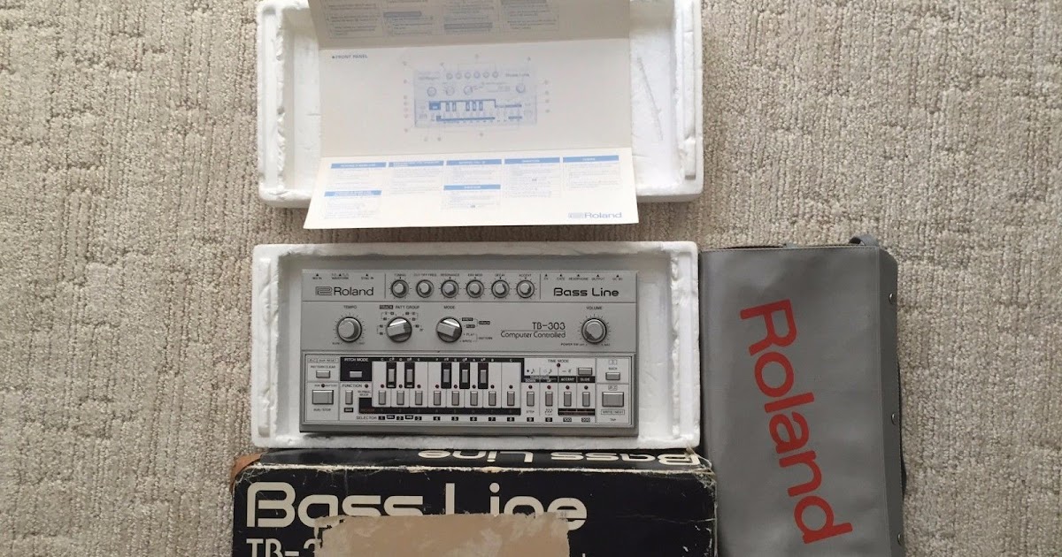 MATRIXSYNTH: Roland TB-303 with Original Box