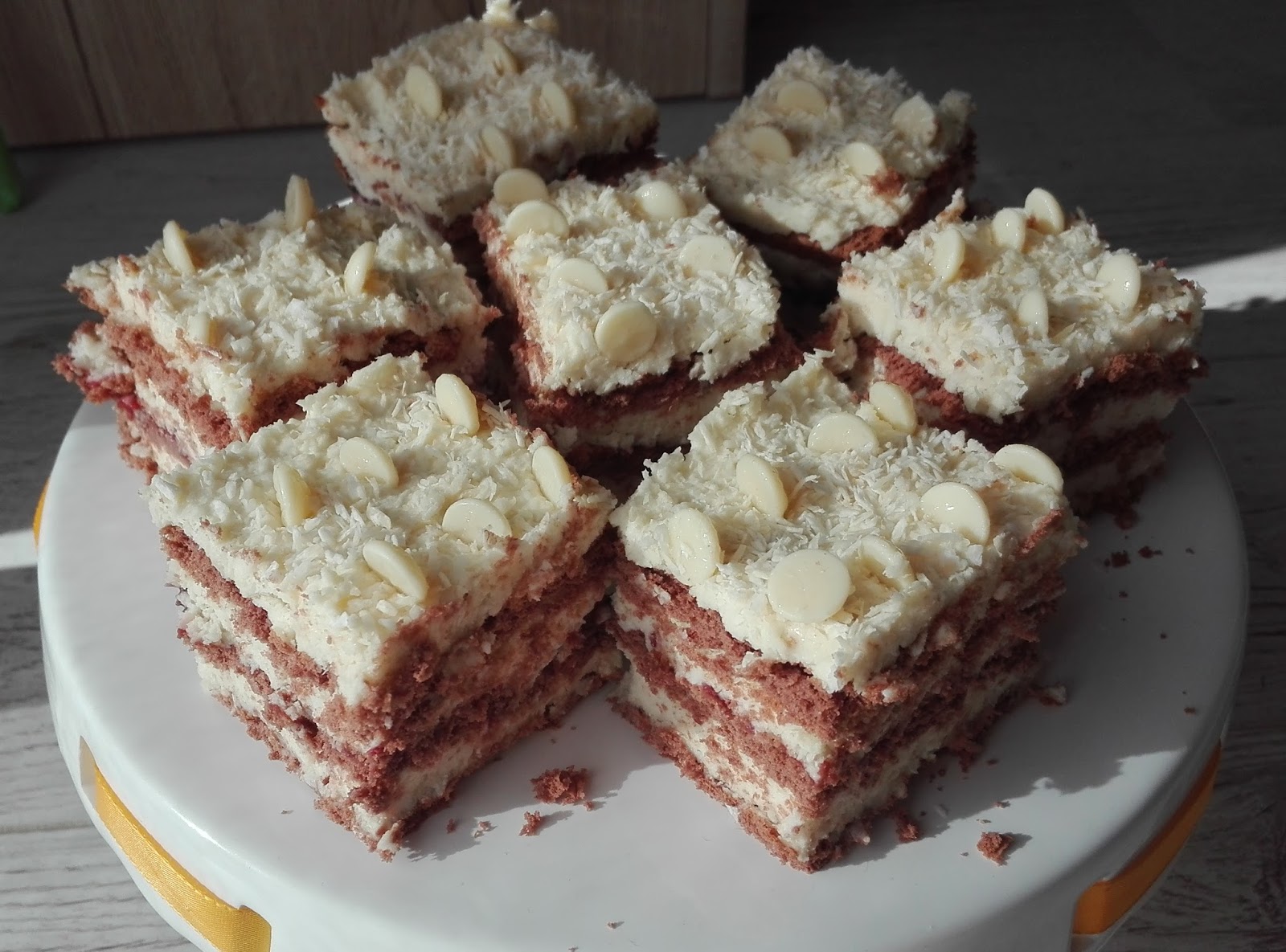 Ciasto Princessa zebra -bez pieczenia - Swojskie jedzonko