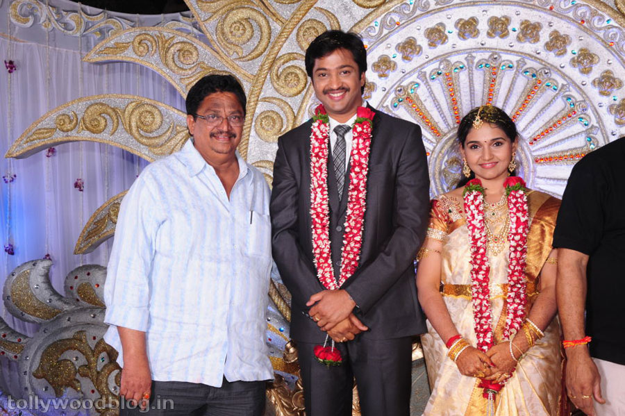 Aryan Rajesh Wedding Reception Photos Stills