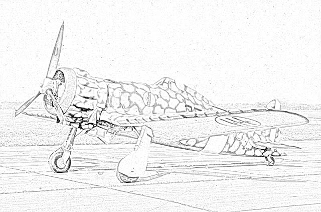 World War II in Pictures: Fighter Coloring Pages World War II