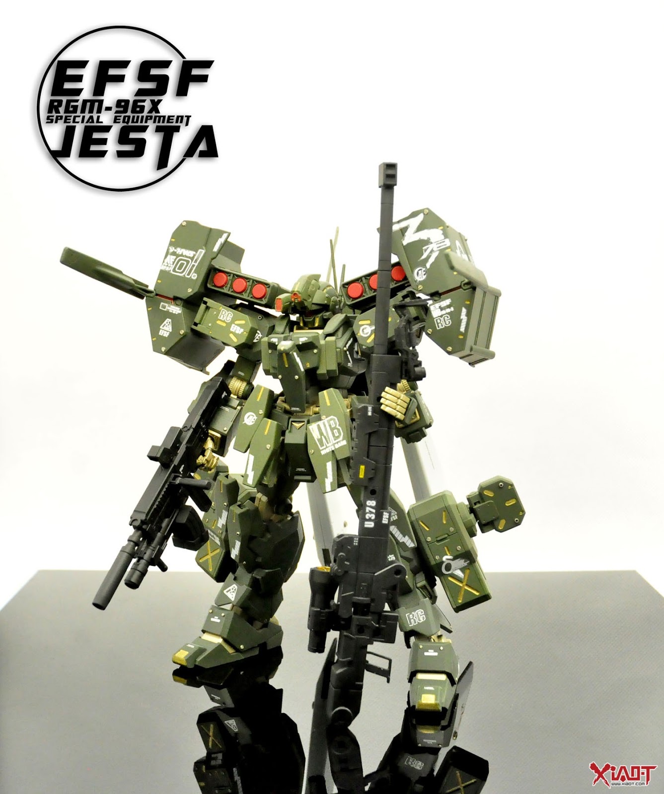 GUNDAM GUY: MG 1/100 RGm-96X Jesta Special Equipment Sniper - Customize ...