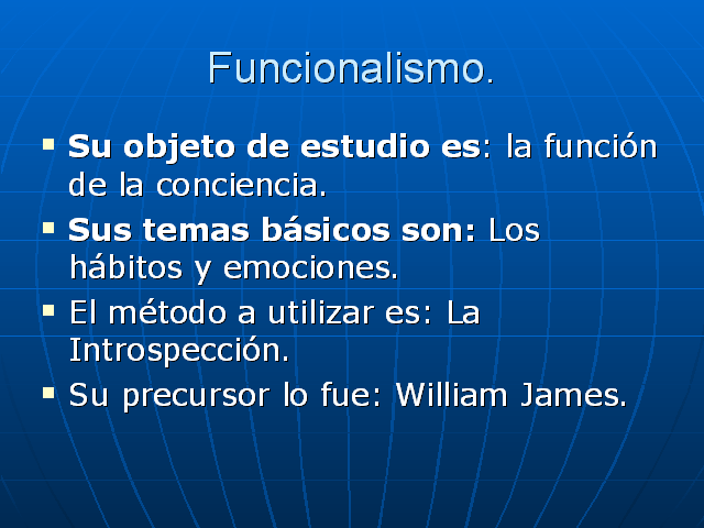 Centro de asesorias, tutorias e investigación en línea: Funcionalismo