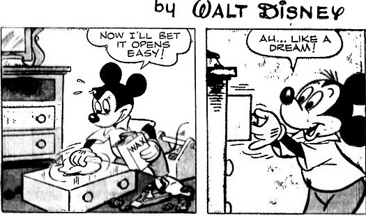 classic Disney: 1959 MICKEY MOUSE NEWSPAPER CARTOON