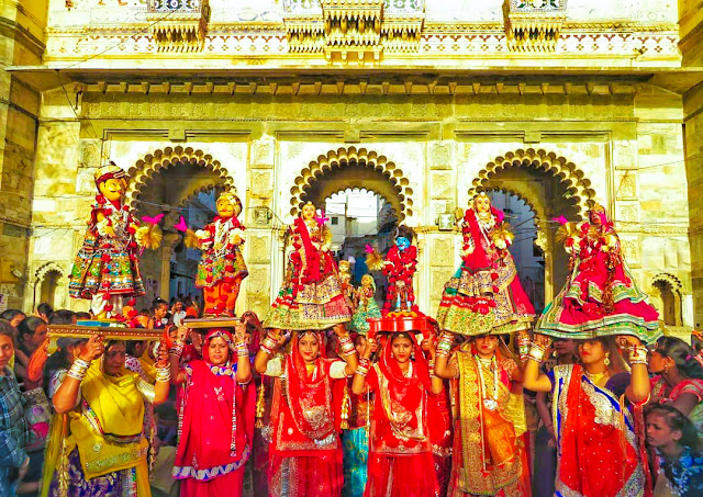 Gangaur one of the colorful festival of Rajasthan