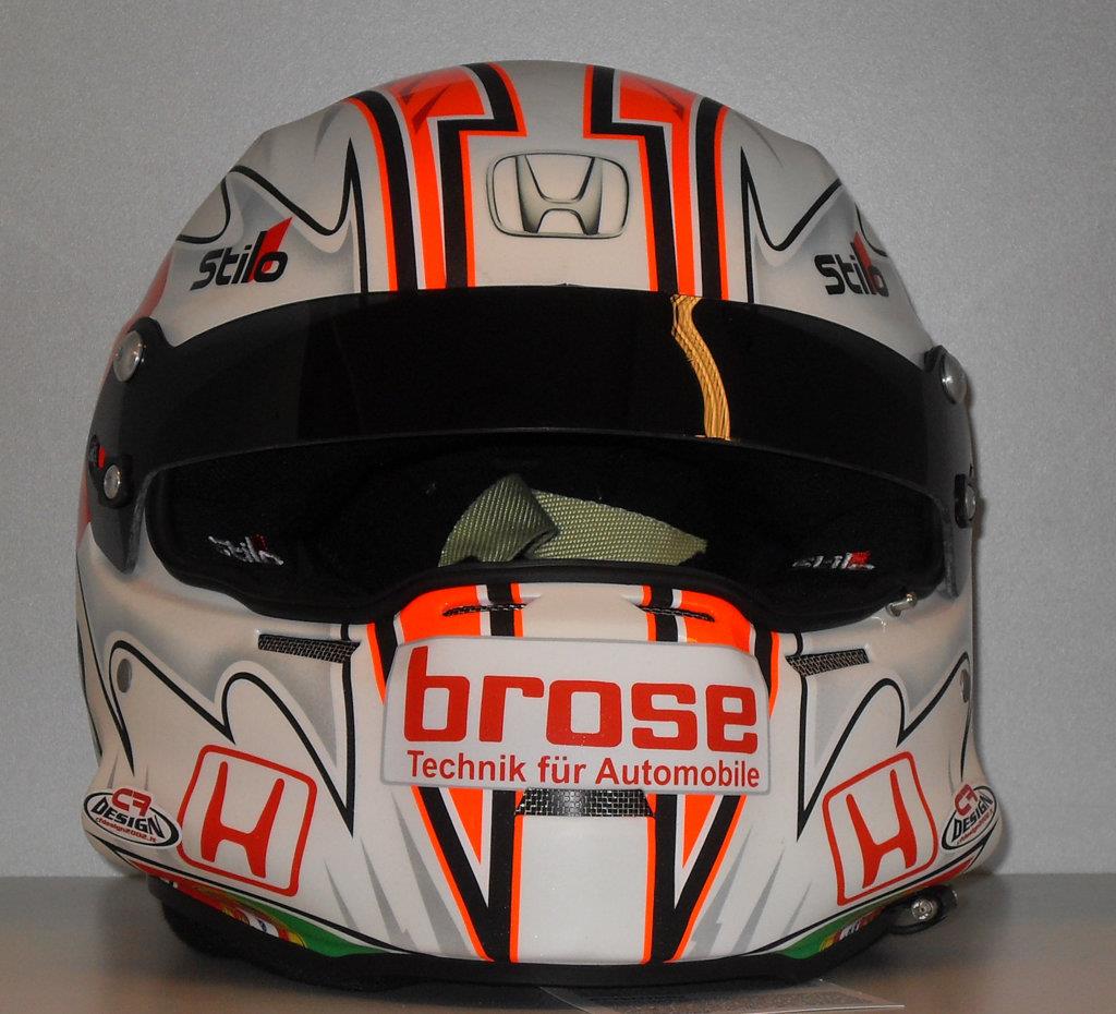 Racing Helmets Garage: Stilo ST4 T.Monteiro 2013 by CF Design