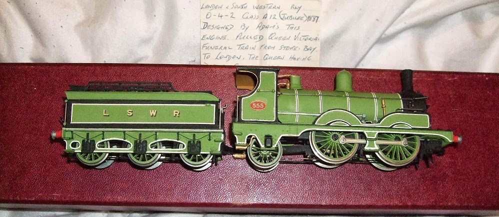GEOFF TYLER - RAILWAY MODELLER: OO GAUGE CLASS A12 -- LSWR No. 555 [0-4-2]