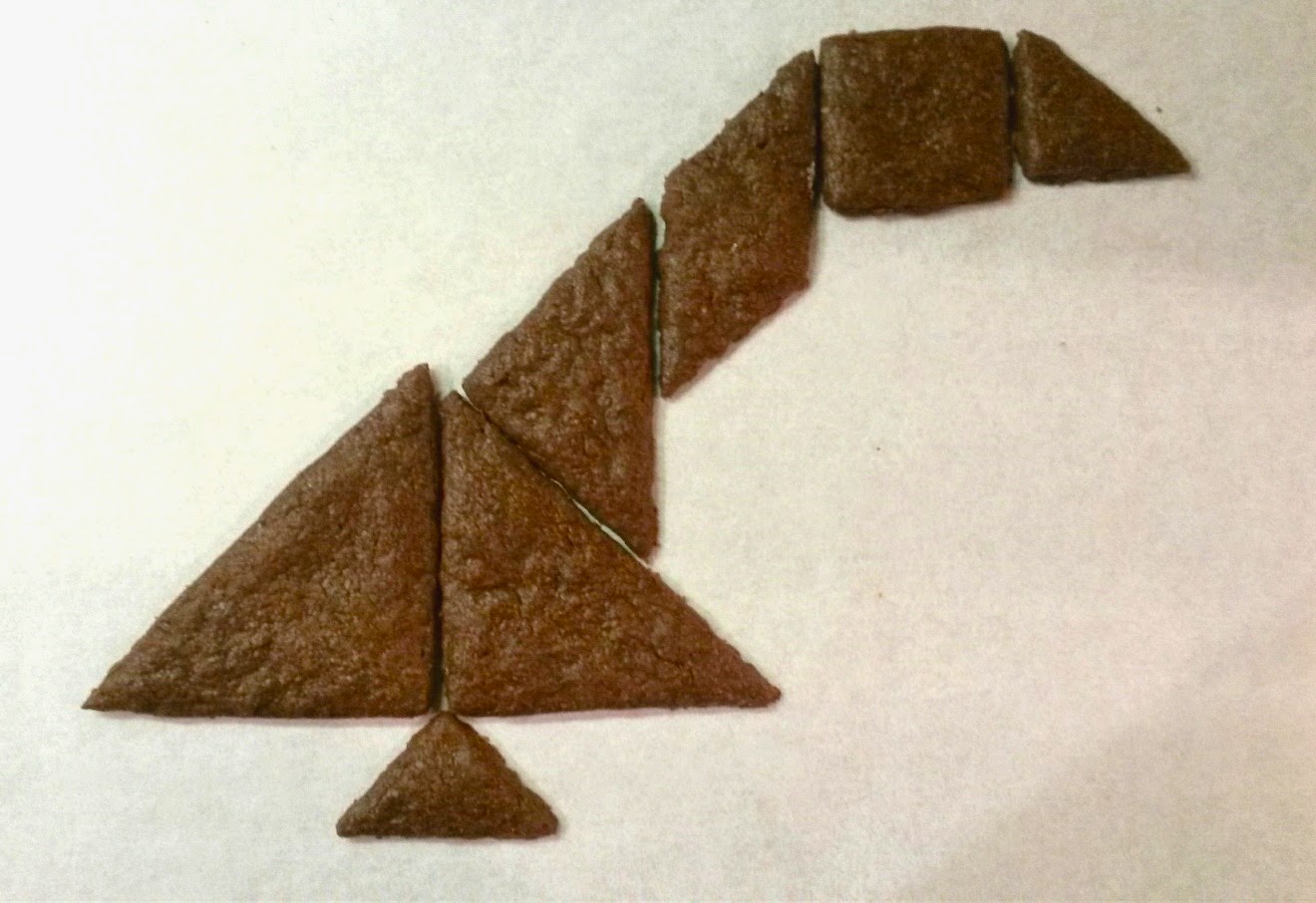 Against The Grain is for Foodies: Tangram Birds: Playing With Chocolate ...