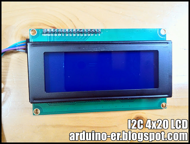 Arduino-er: I2C 4x20 LCD, test on Arduino Uno using LiquidCrystal_I2C ...