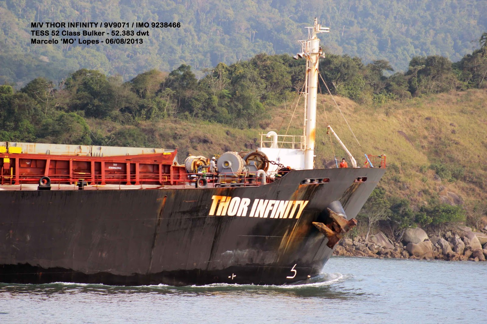 Santos Shiplovers: M/V Thor Infinity / 9V9071 - Classe TESS 52 ...
