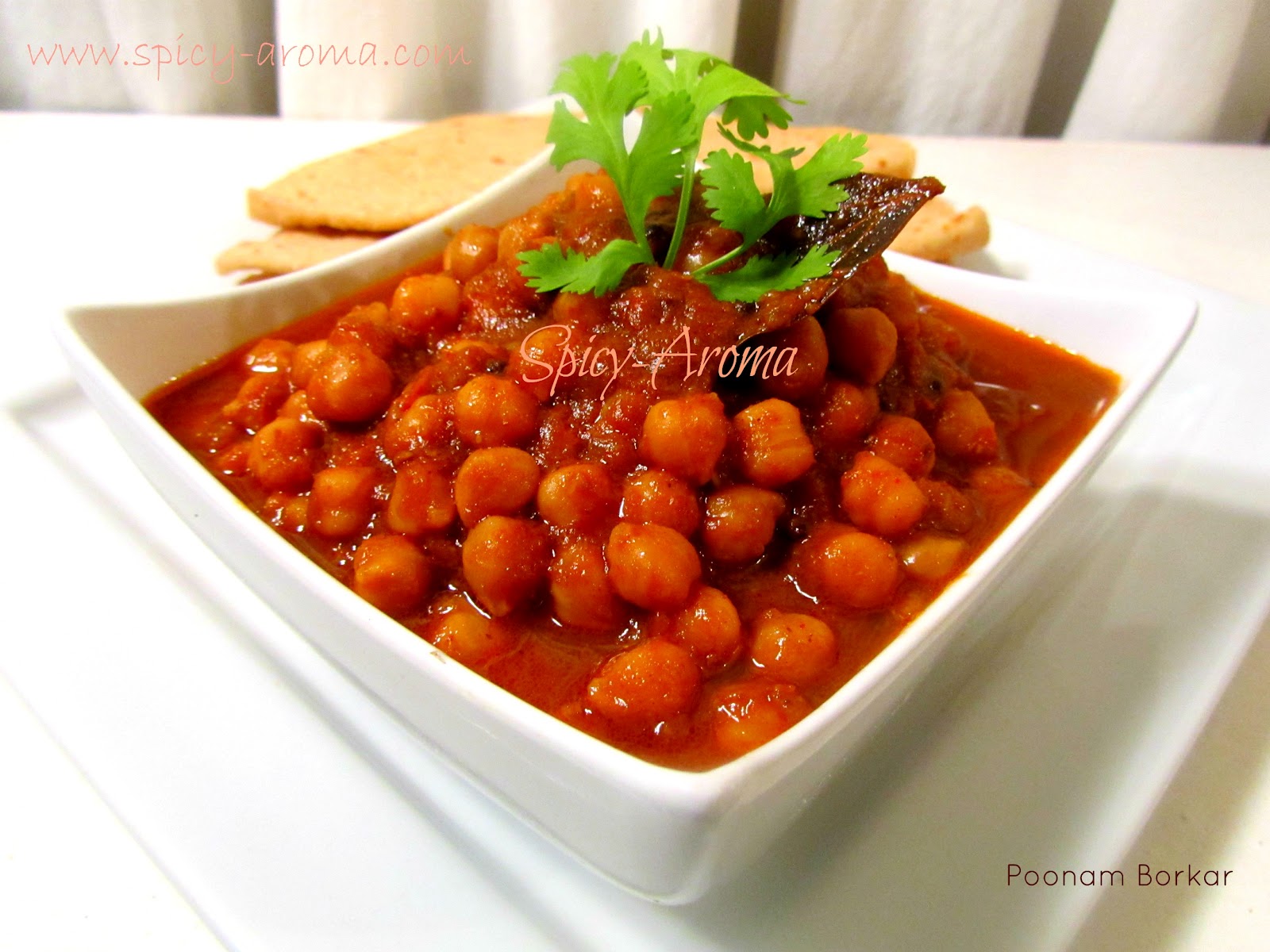 Chana Masala / Chole Recipe / Chickpea Curry (Pressure cooker Recipe ...