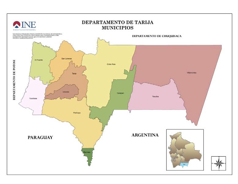ANEXO 4 - Tarija | Estadisticas de Bolivia
